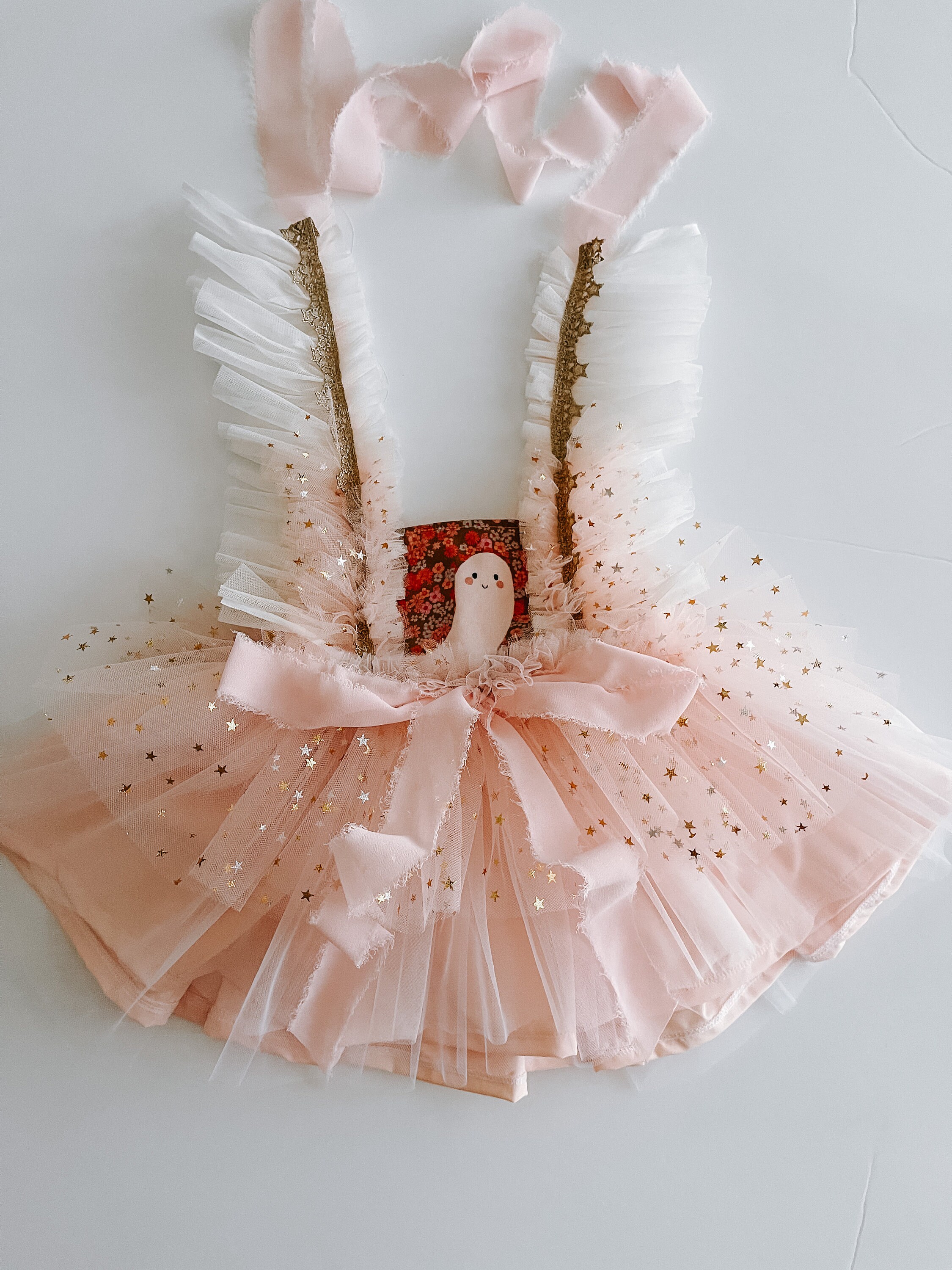 Halloween Birthday Tulle Dress//floral Ghost Dress// Spooky Birthday ...
