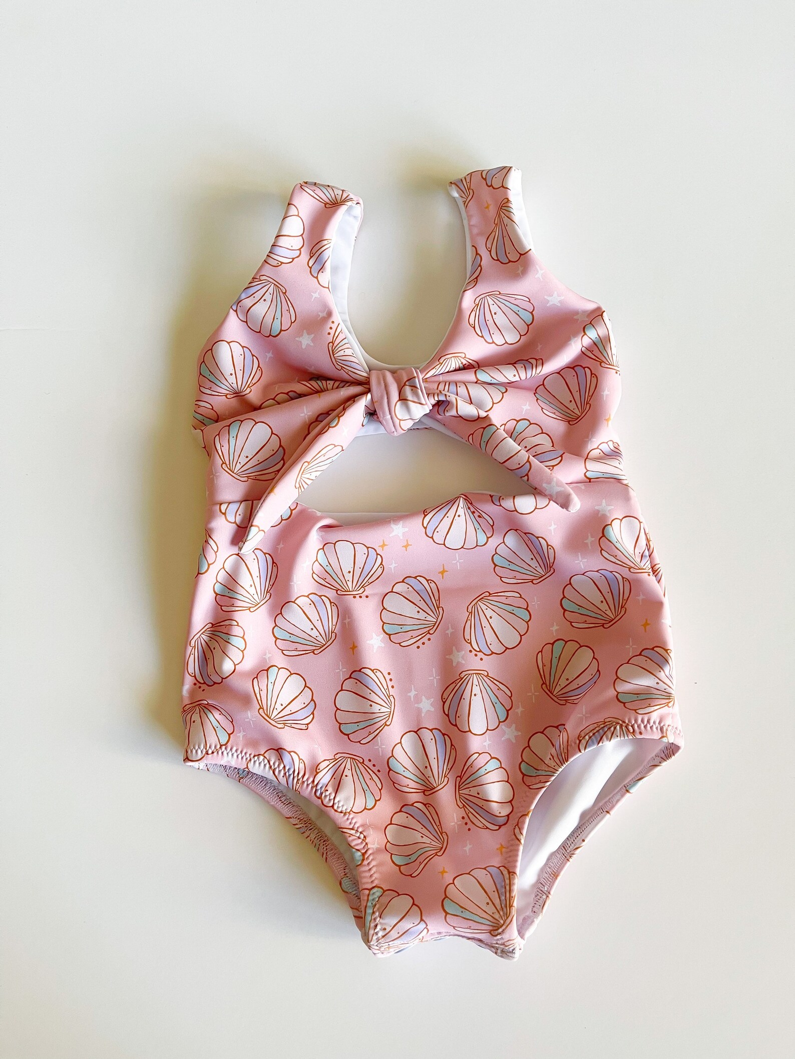 Girls Seashell Monokini Swimsuit // Baby Bathing Suit// - Etsy