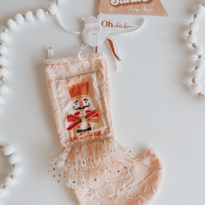 Nutcracker Stocking// Christmas Stocking//pink Christmas Stocking - Etsy