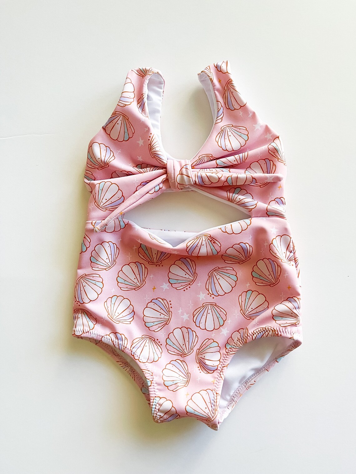 Girls Seashell Monokini Swimsuit // Baby Bathing Suit// - Etsy