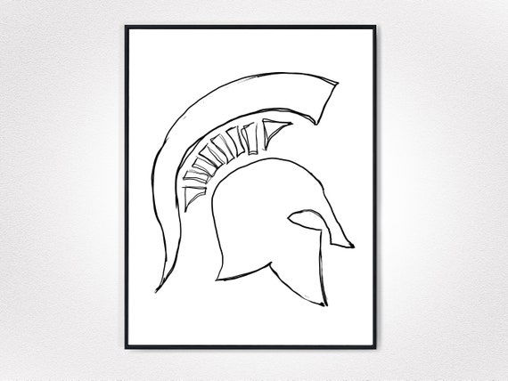 Michigan Spartan Coloring Pages