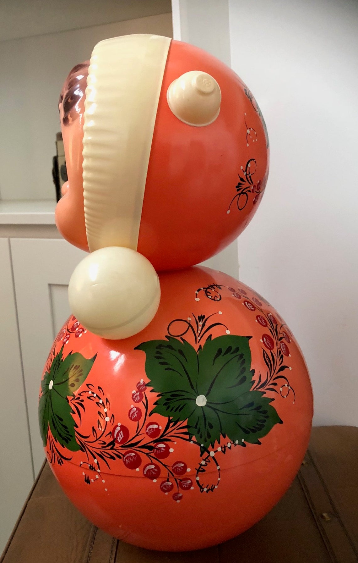 Vintage Roly Poly Doll/plastic Russian Doll/nevalyashka Roly - Etsy
