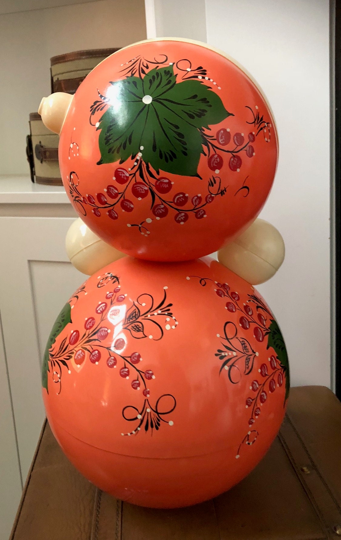 Vintage Roly Poly Doll/plastic Russian Doll/nevalyashka Roly - Etsy