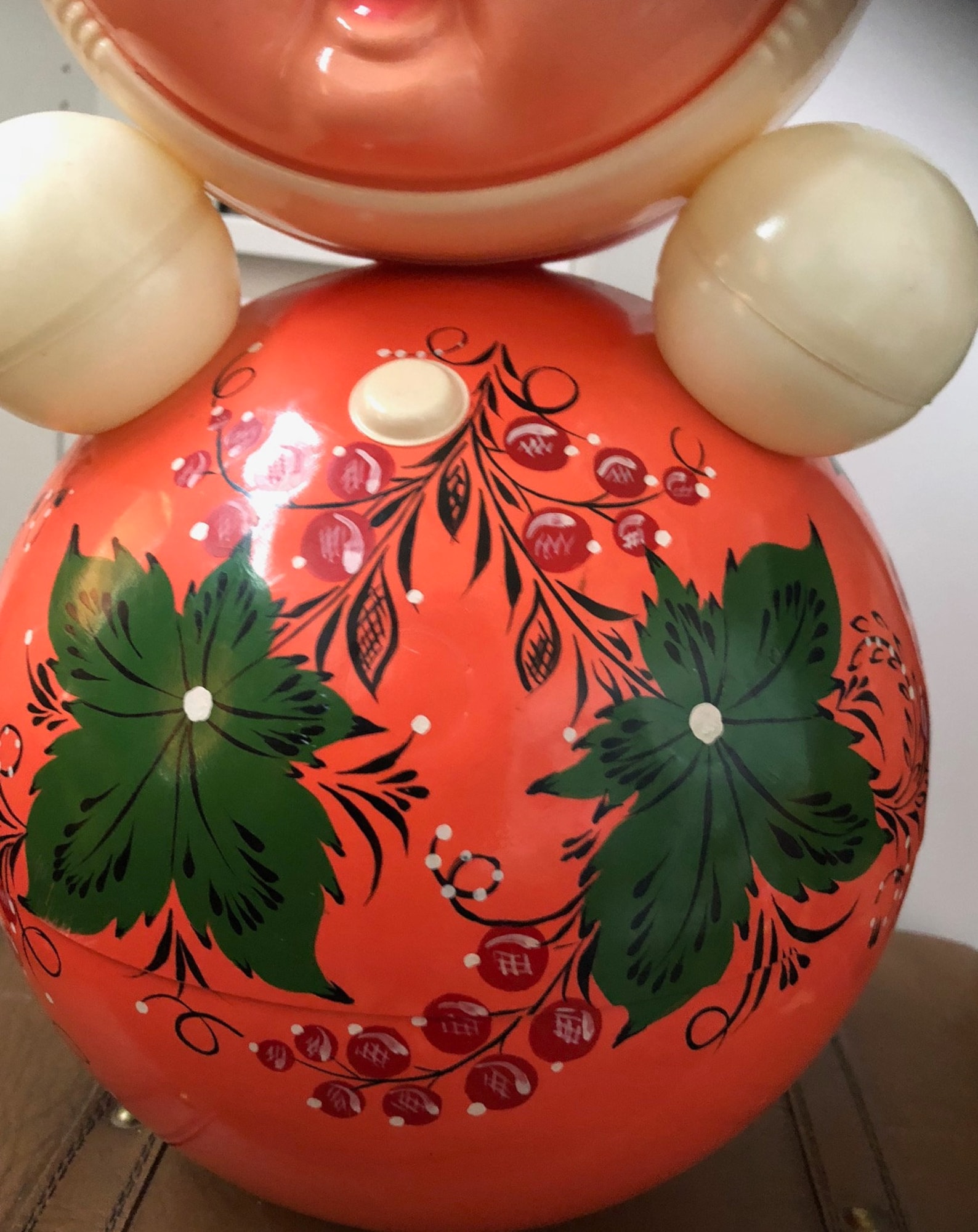 Vintage Roly Poly Doll/plastic Russian Doll/nevalyashka Roly - Etsy