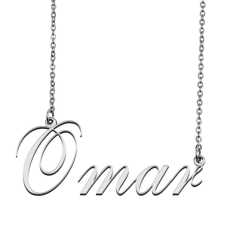 Omar Name Necklace Mother Day Christmas Gift Birthday Party - Etsy