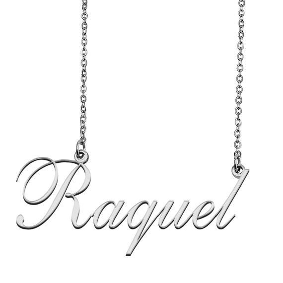Raquel Name Necklace Mother Day Christmas Gift Birthday Party - Etsy