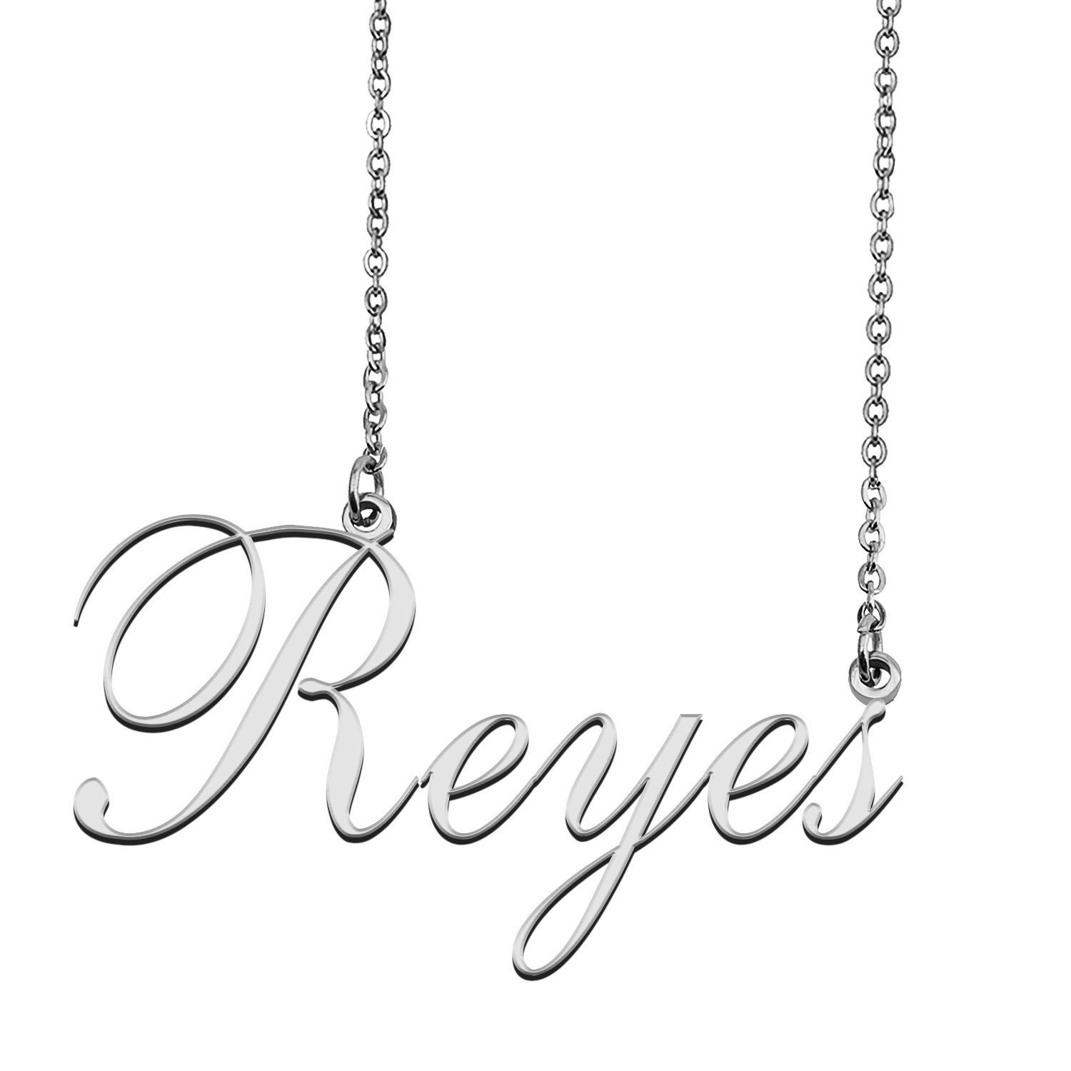 Reyes Name Necklace Mother Day Christmas Gift Birthday Party | Etsy