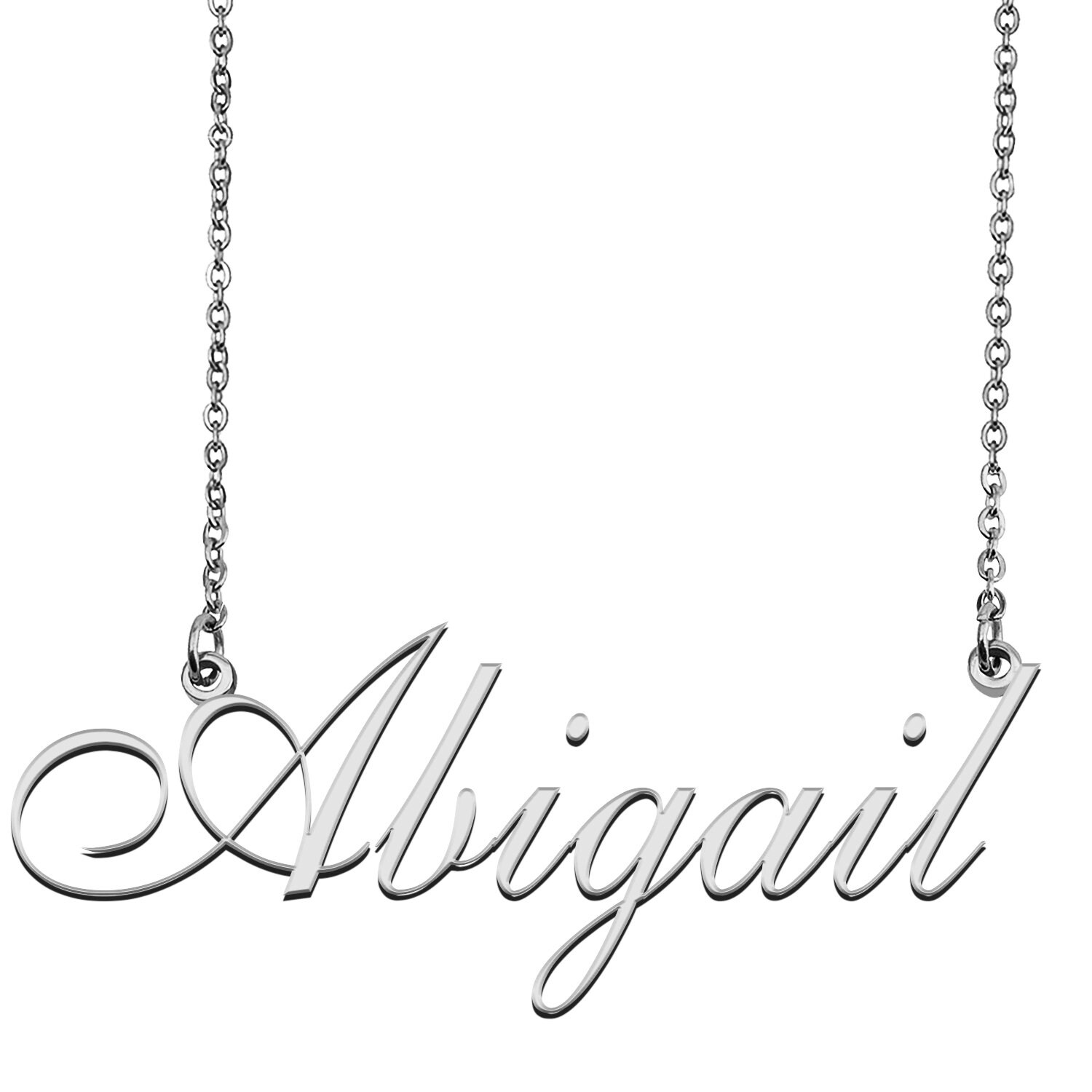 The Name Abigail In Glitter