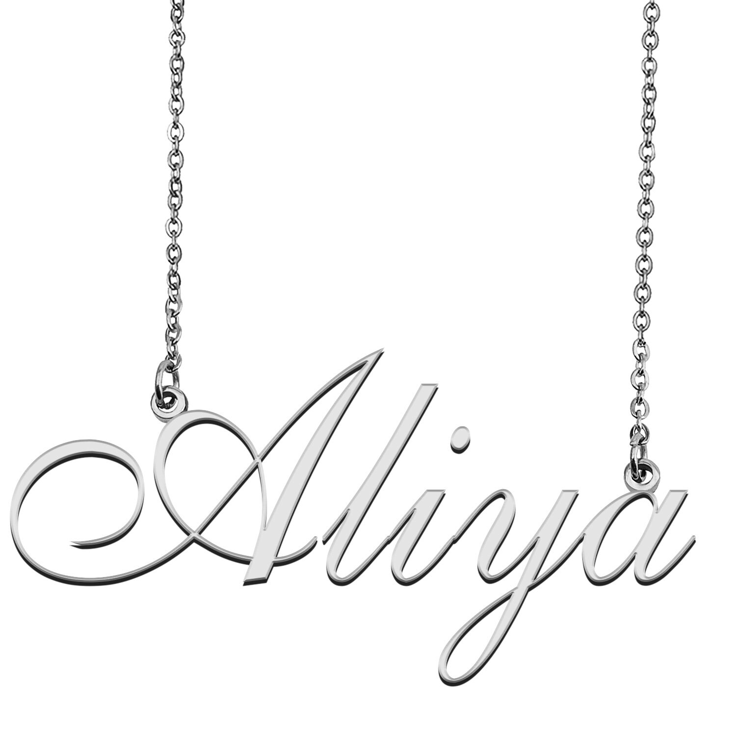 Aliya Name Necklace tushy For Women