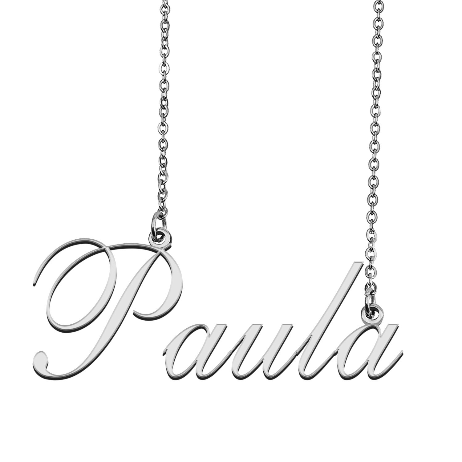 Paula Name Necklace Mother Day Christmas Gift Birthday Party - Etsy