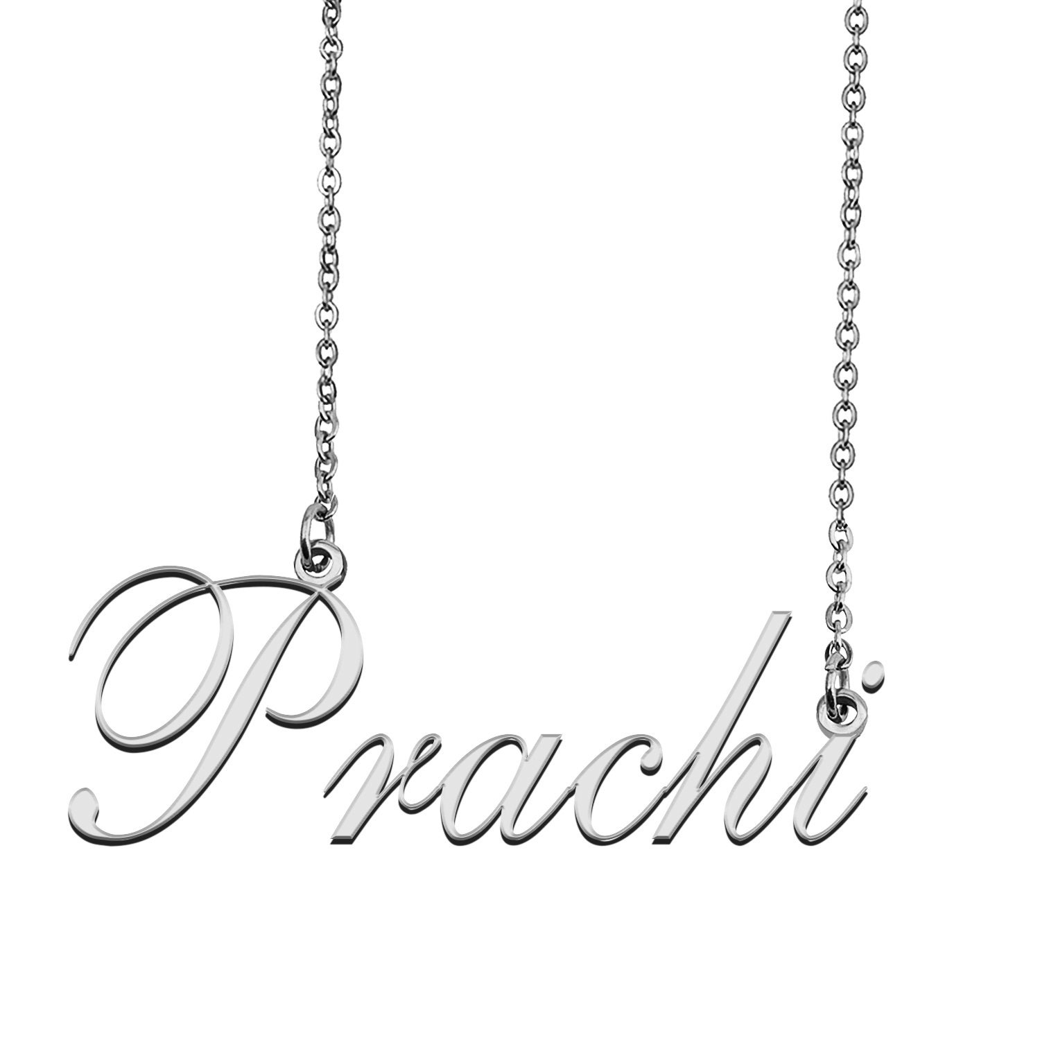 Prachi Name Necklace 2024 www.alhudapk