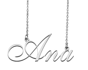 Ana Name Necklace - Etsy