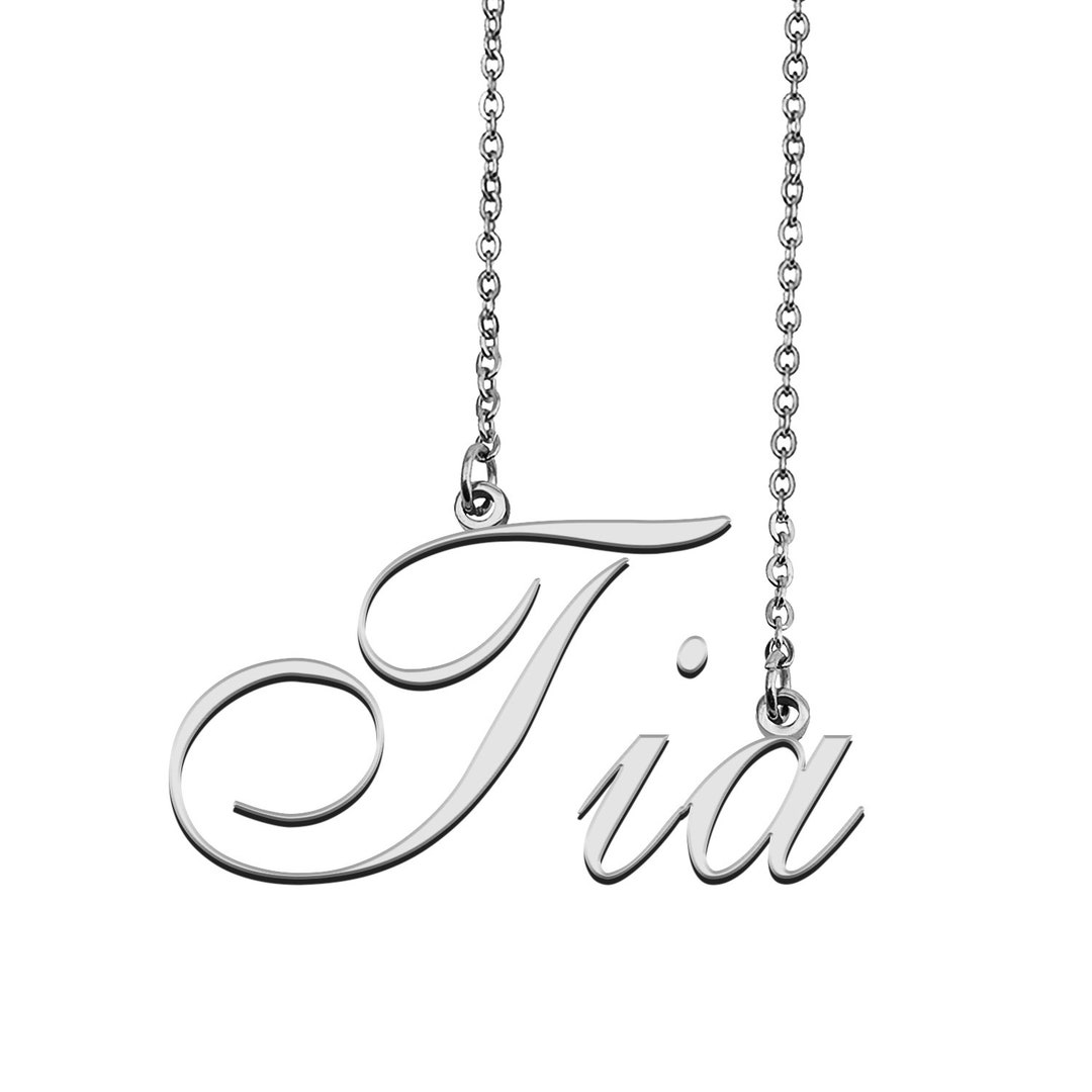 Tia Name Necklace, Mother Day Christmas Gift Birthday Party Wedding ...