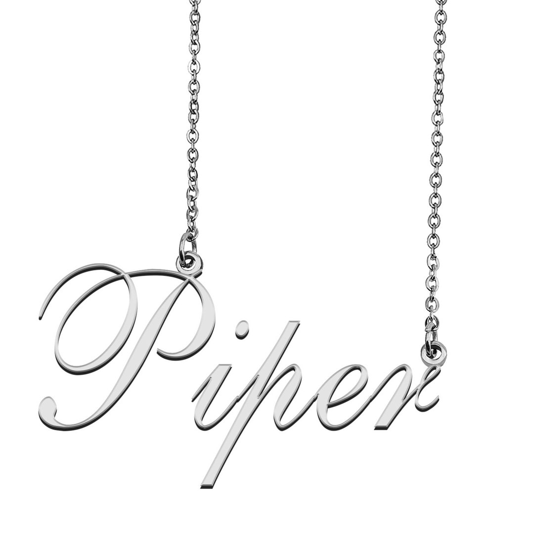 Piper Name Necklace Mother Day Christmas Gift Birthday Party - Etsy