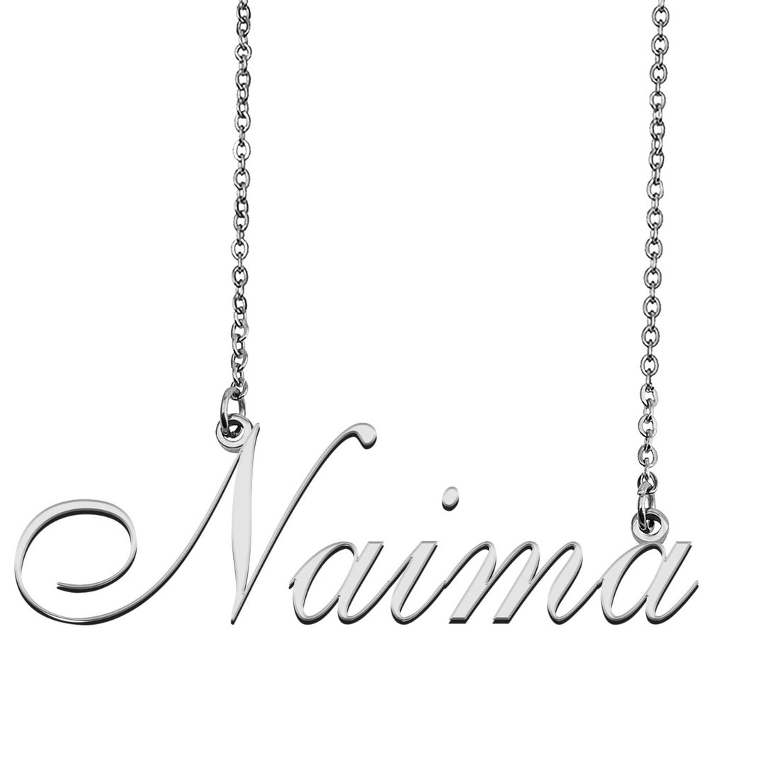 Naima Name Necklace Mother Day Christmas Gift Birthday Party - Etsy
