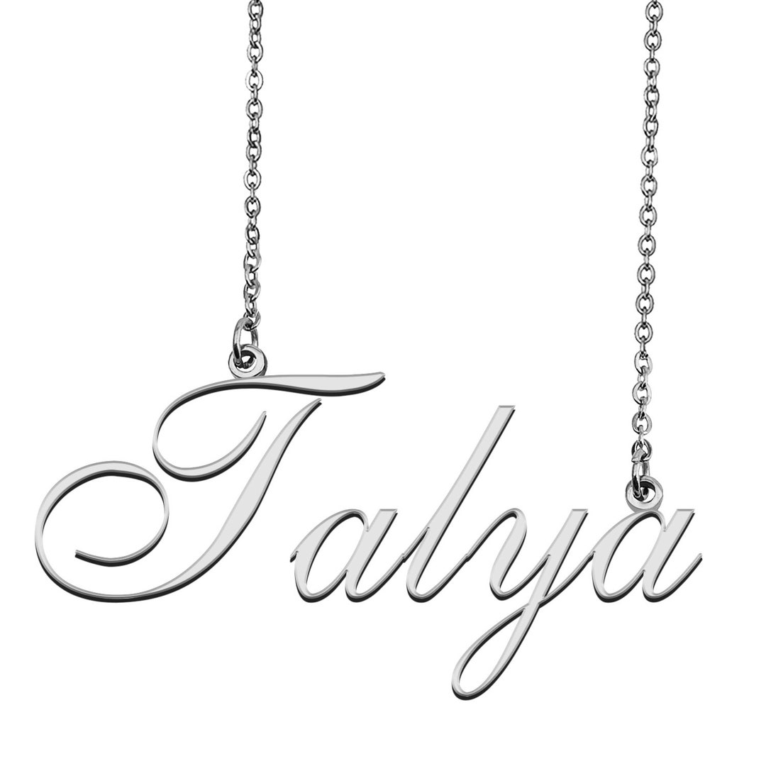 Talya Name Necklace Mother Day Christmas Gift Birthday Party - Etsy