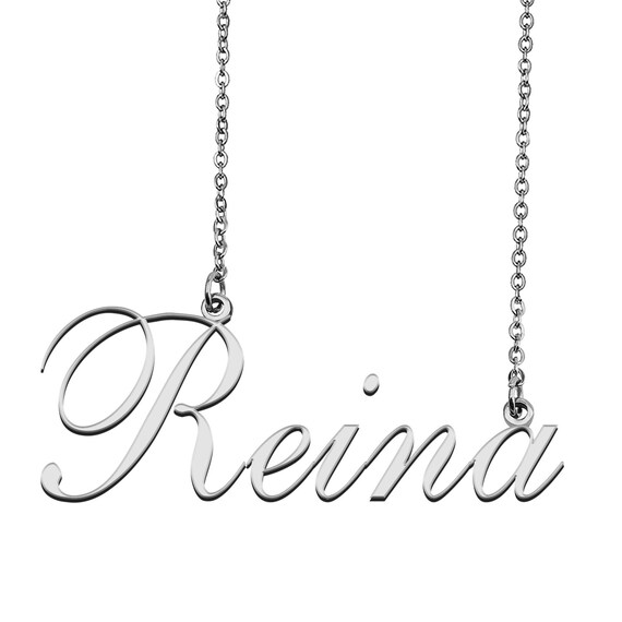 Reina Name Necklace Mother Day Christmas Gift Birthday Party | Etsy