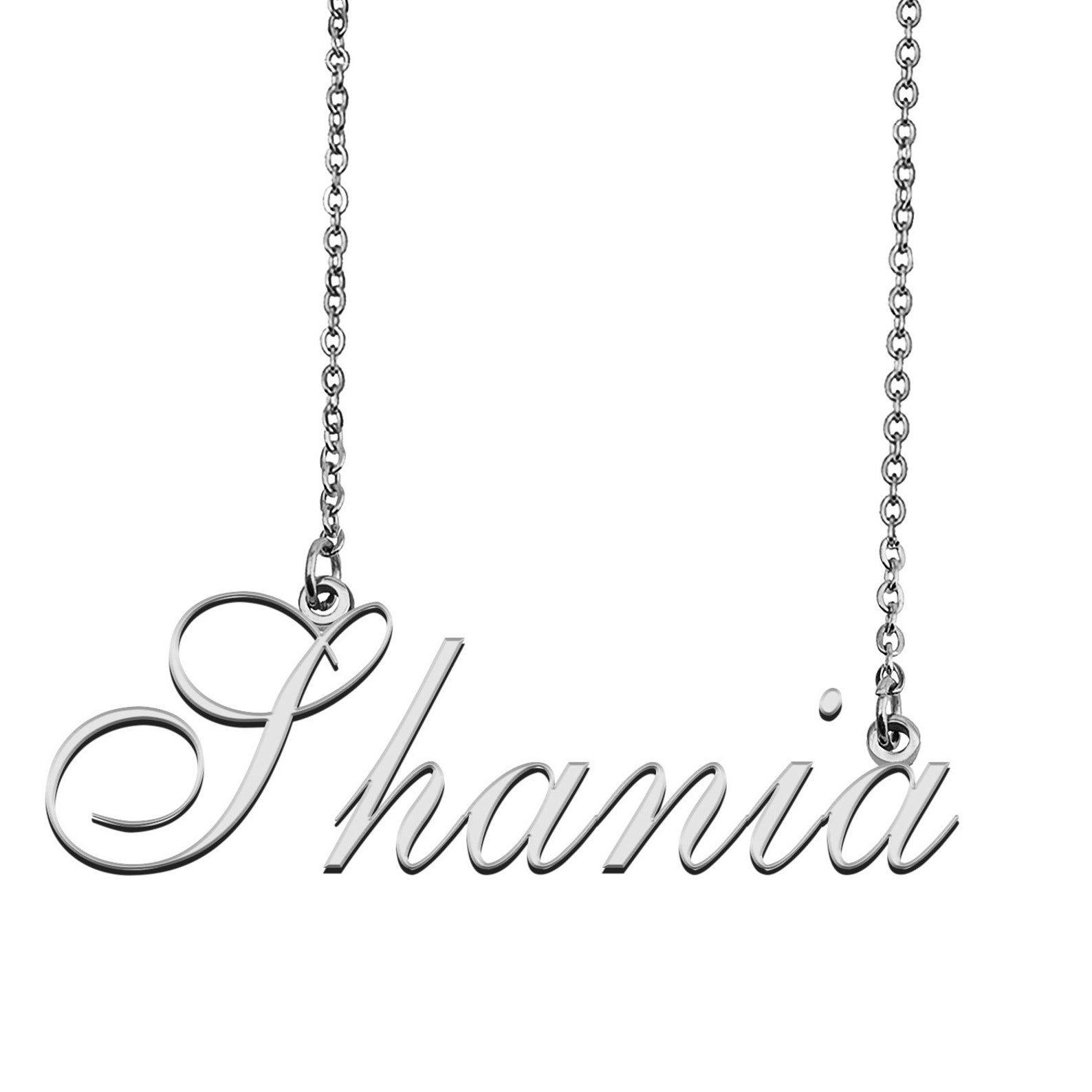 Shania Name Necklace Mother Day Christmas Gift Birthday Party - Etsy