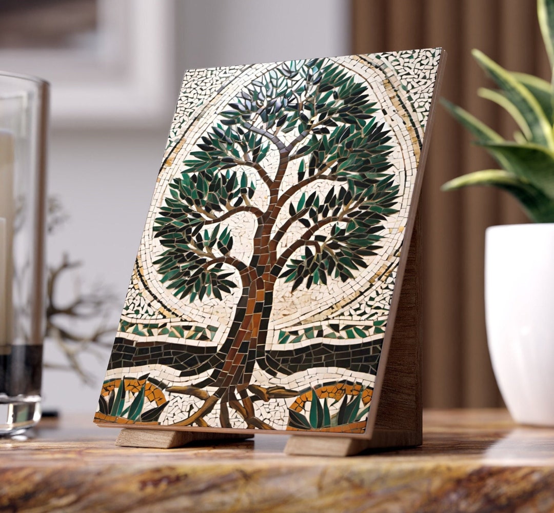 FREE PALESTINE Palestine Olive Tree Mosaic Art Frame All Profits ...