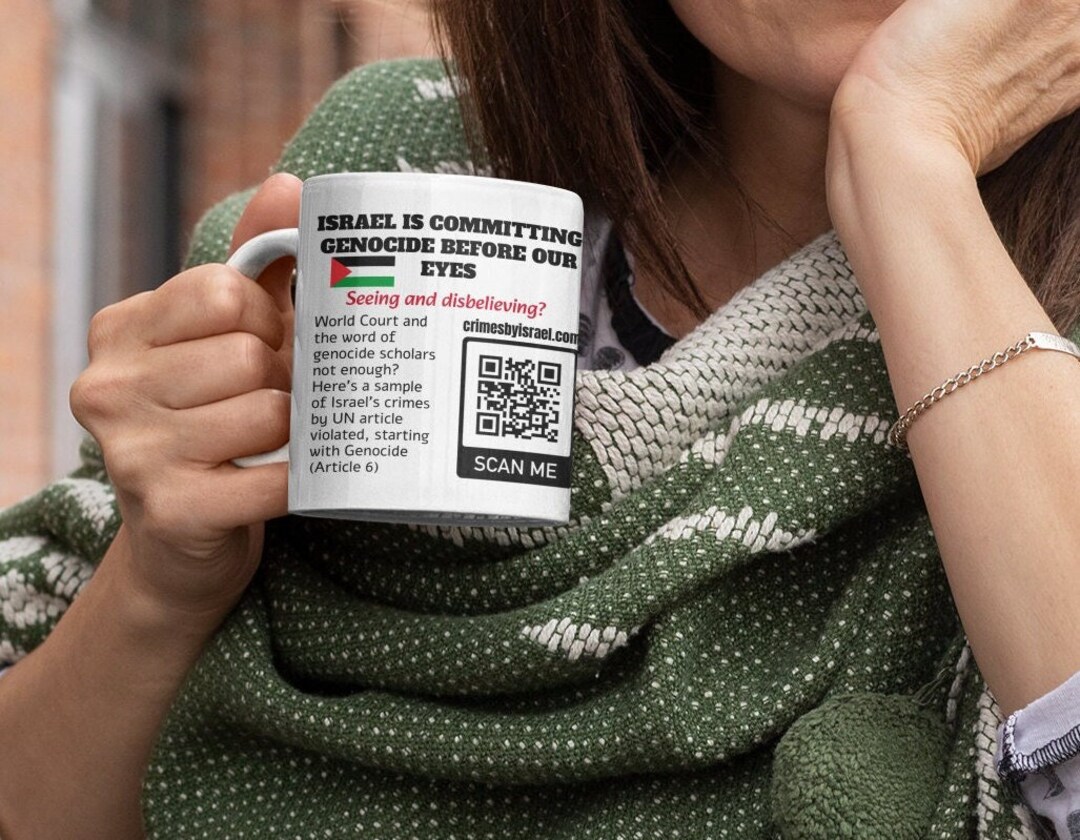 FREE PALESTINE Crimes by Israel by United Nations Article Violated QR ...