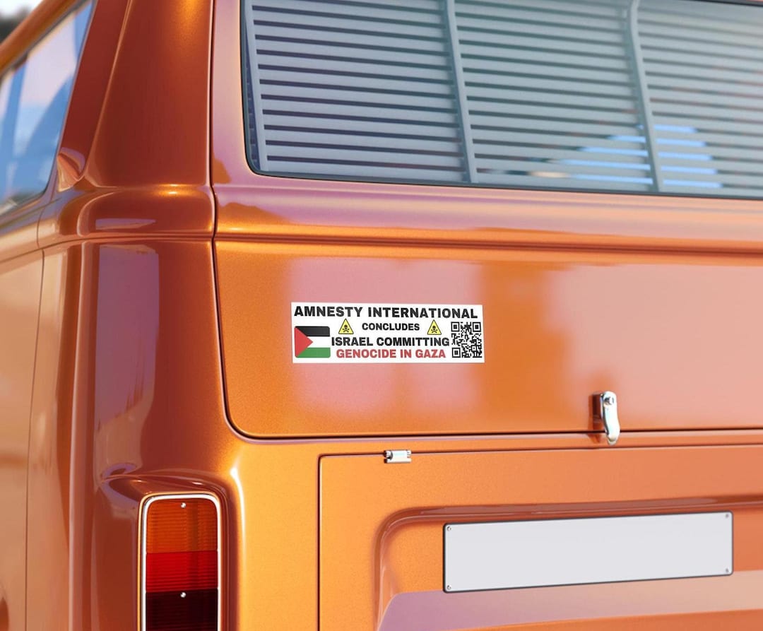 FREE PALESTINE, Amnesty International Israel Genocide in Gaza QR Code ...