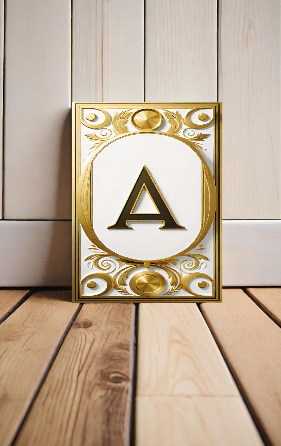 Monogram Last Name, Letter A Family Plaque 8, Anniversary Plaque, Gift ...