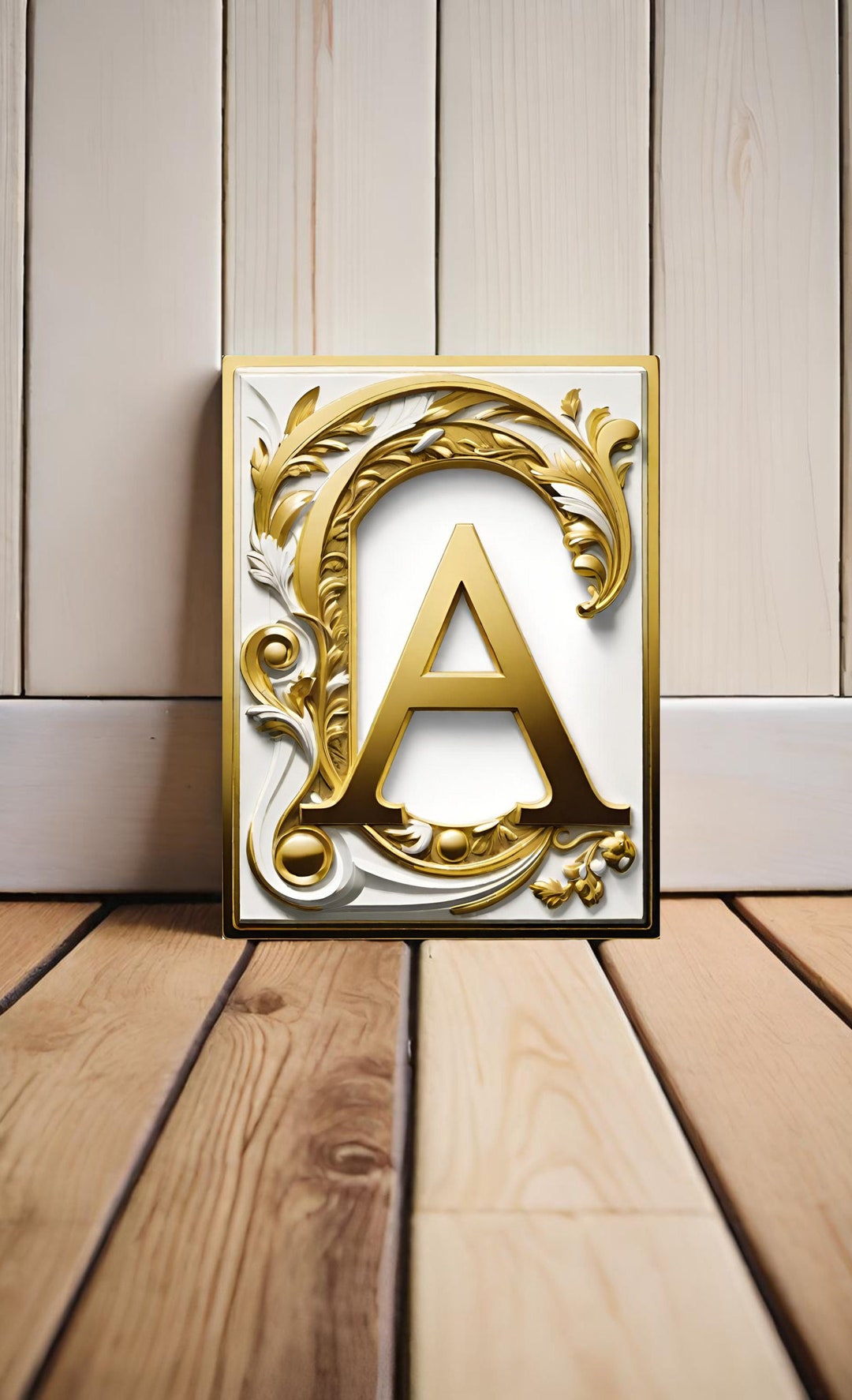 Monogram Last Name, Letter A Family Plaque 4, Anniversary Plaque, Gift ...