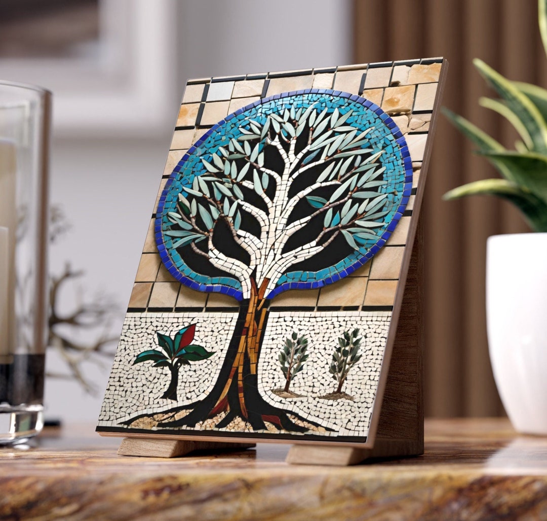 FREE PALESTINE Palestine Olive Tree Mosaic Art Frame All Profits ...