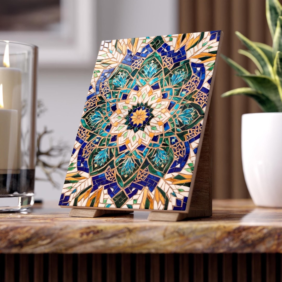 FREE PALESTINE, Islamic Mosaic Art Print for Backsplash 11, Palestine ...