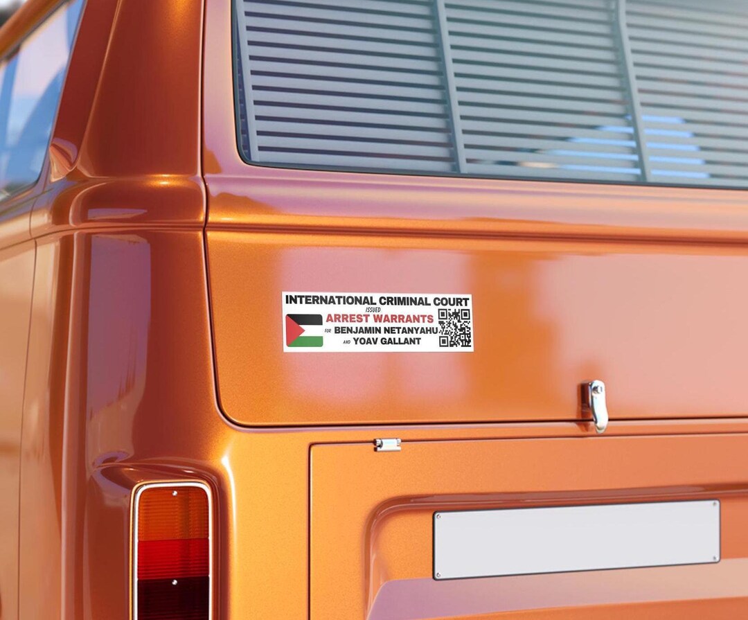 FREE PALESTINE, International Criminal Court Arrest Netanyahu QR Code ...
