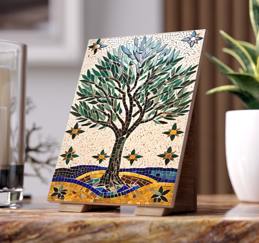 FREE PALESTINE Palestine Olive Tree Mosaic Art Frame All Profits ...