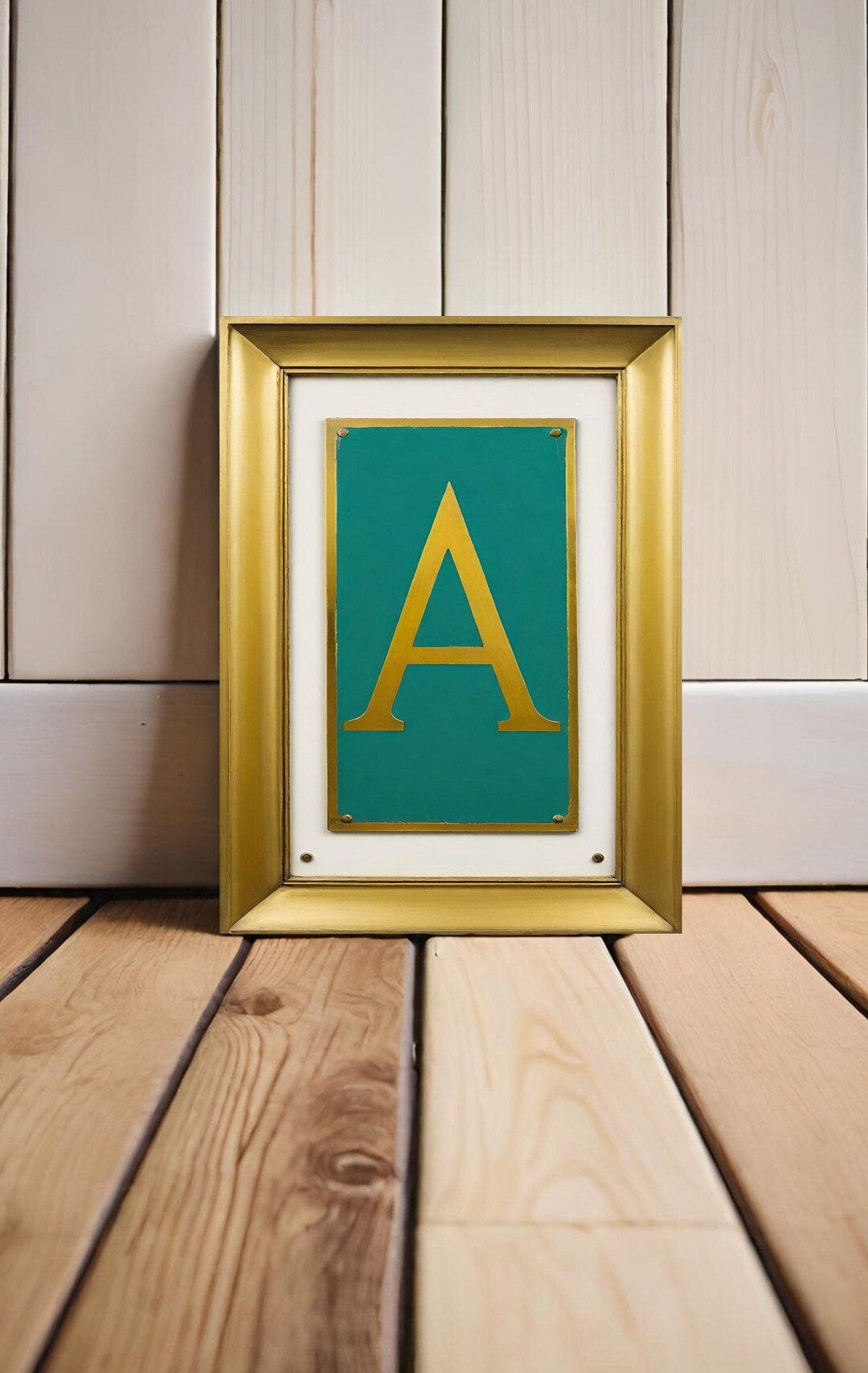 Monogram Last Name, Letter A Family Plaque 11, Anniversary Plaque, Gift ...