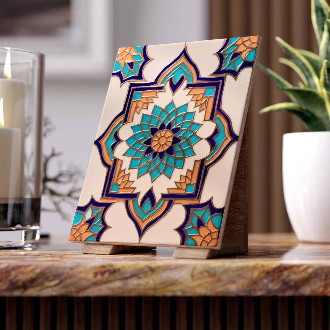 FREE PALESTINE, Islamic Mosaic Art Print for Backsplash 6, Palestine ...