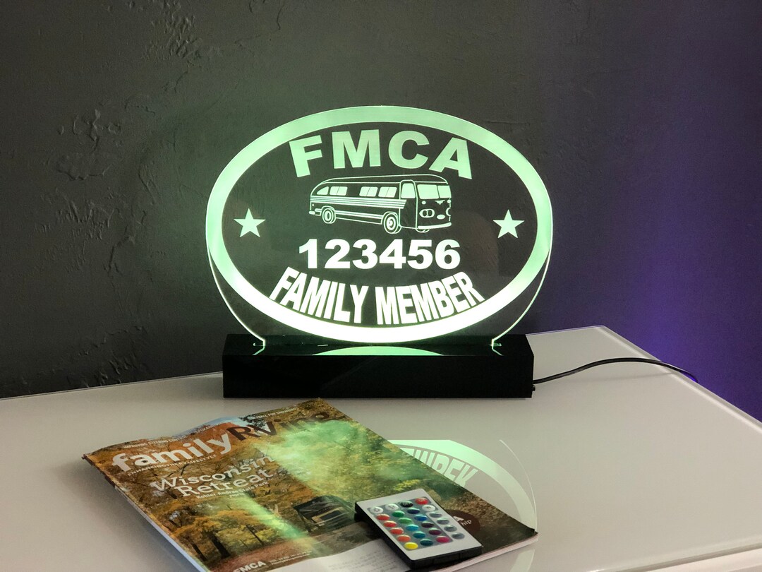 Medium FMCA Edge Lit RV Sign - Etsy