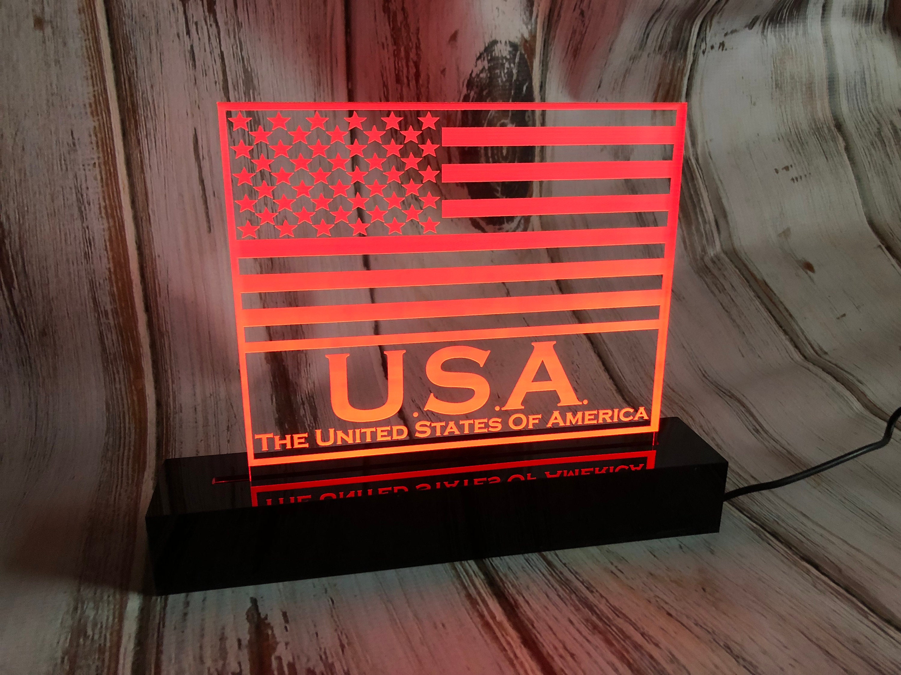 USA LED Sign | Etsy