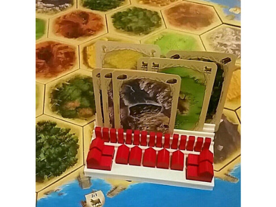 Settlers of Settlers Game Board Game Pieces Game Tiles - Etsy Canada