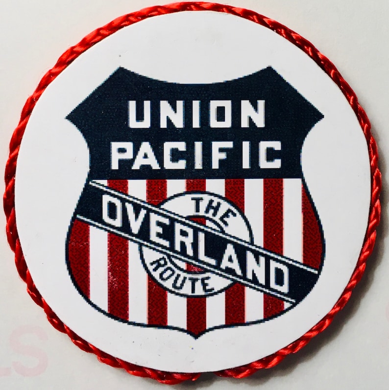 Union Pacific Railroad Magnet Handmade Full Magnet Back - Etsy
