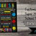 Super Hero First Day of School Sign Super Hero Back to School - Etsy