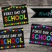 Super Hero First Day of School Sign, Super Hero Back to School Poster ...