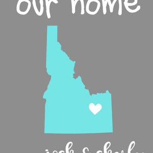 Home State Sign, State Sign for Your Home, State Sign Home Decor, State ...