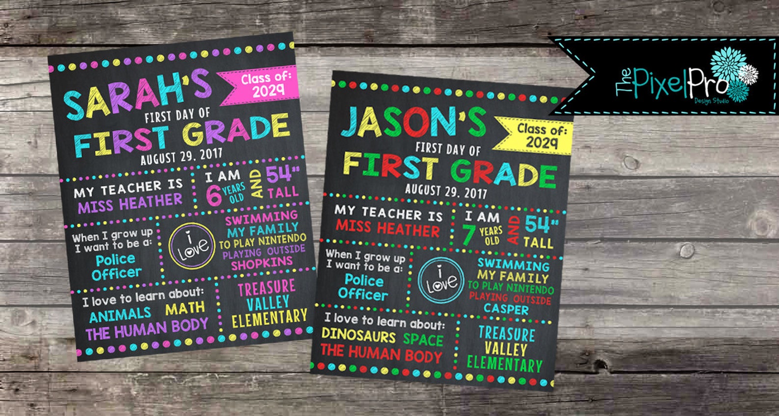 First Day of School Sign Back to School Poster First Day of | Etsy