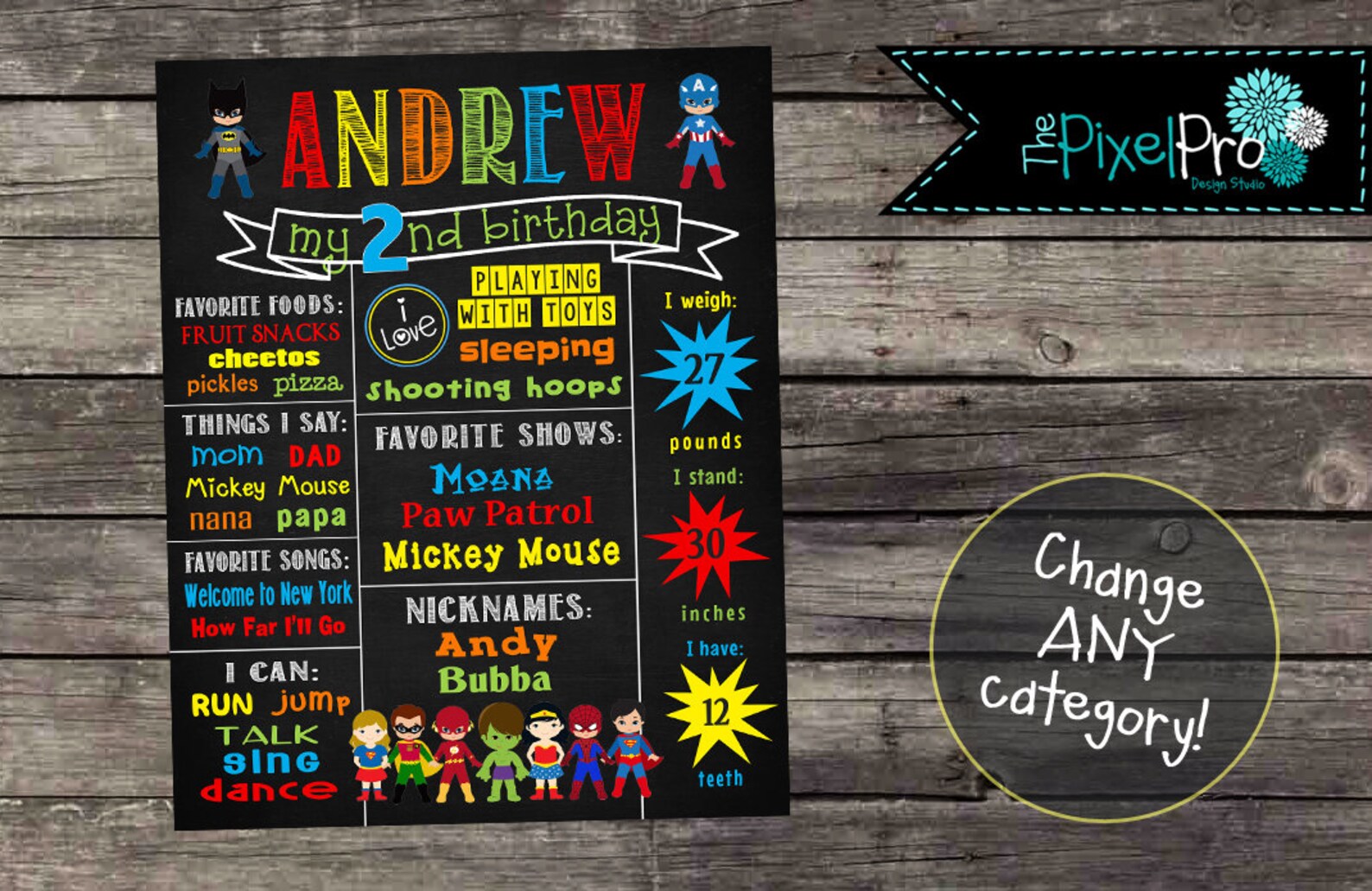 Super Hero Birthday Poster Boy Super Hero Birthday Banner - Etsy