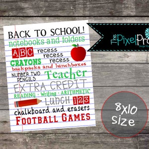 Back to School Subway Art Decor for Classroom, Back to School Decor for ...