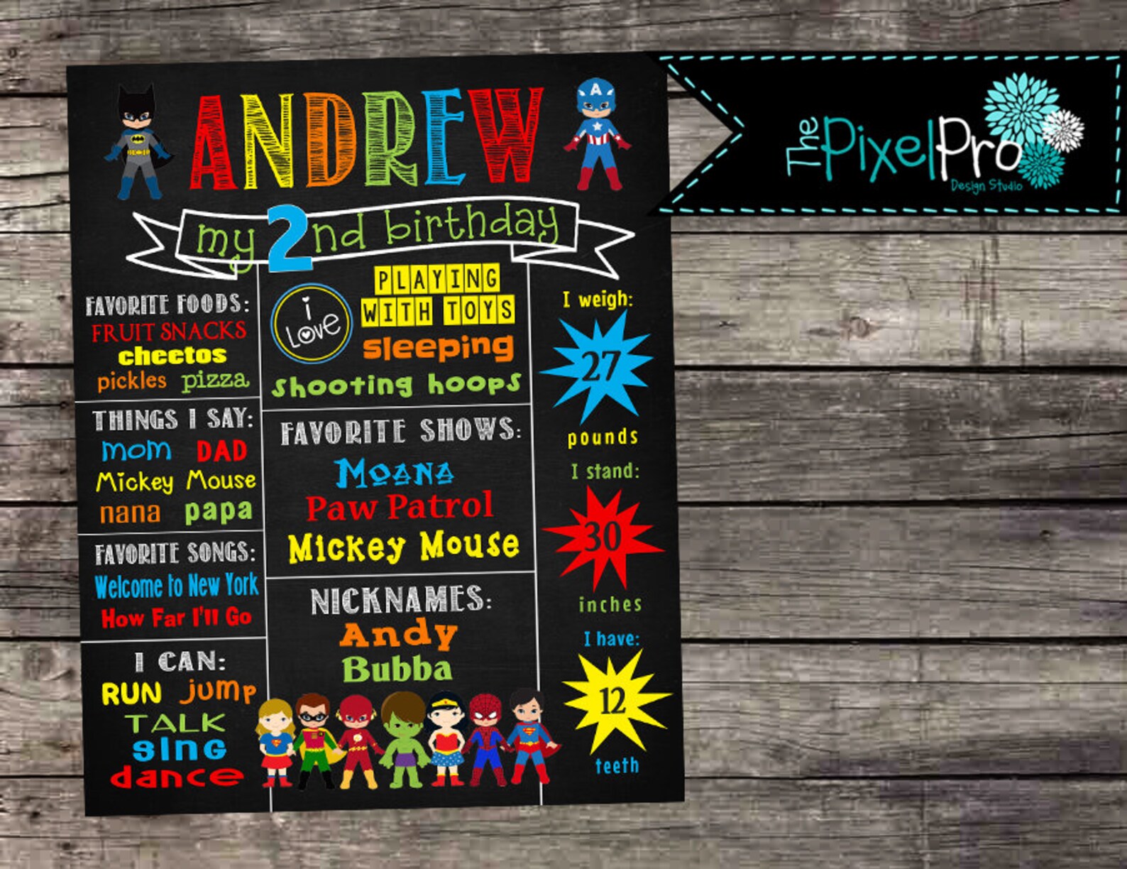 Super Hero Birthday Poster Boy Super Hero Birthday Banner - Etsy