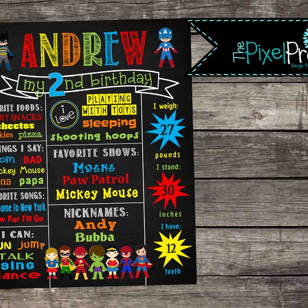 Super Hero Birthday - Etsy