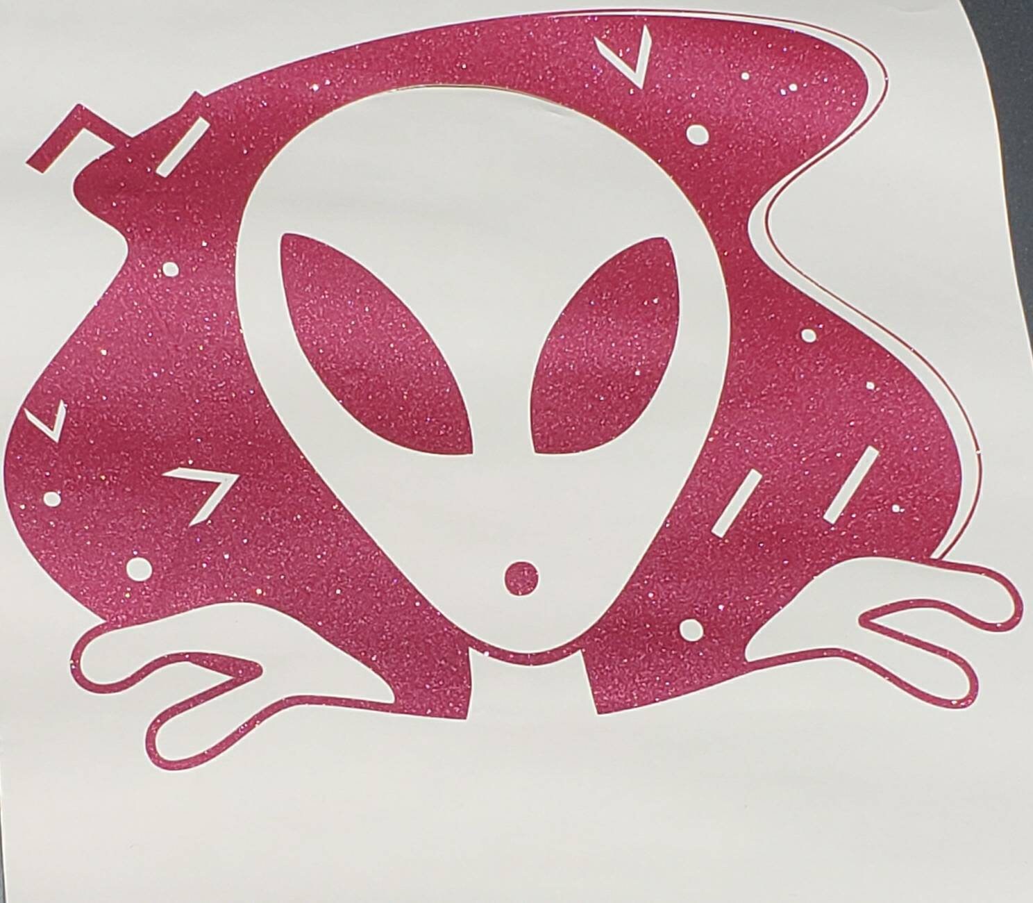 Alien Bumper Sticker Bumper Sticker // Choose Your Decals Size | Etsy