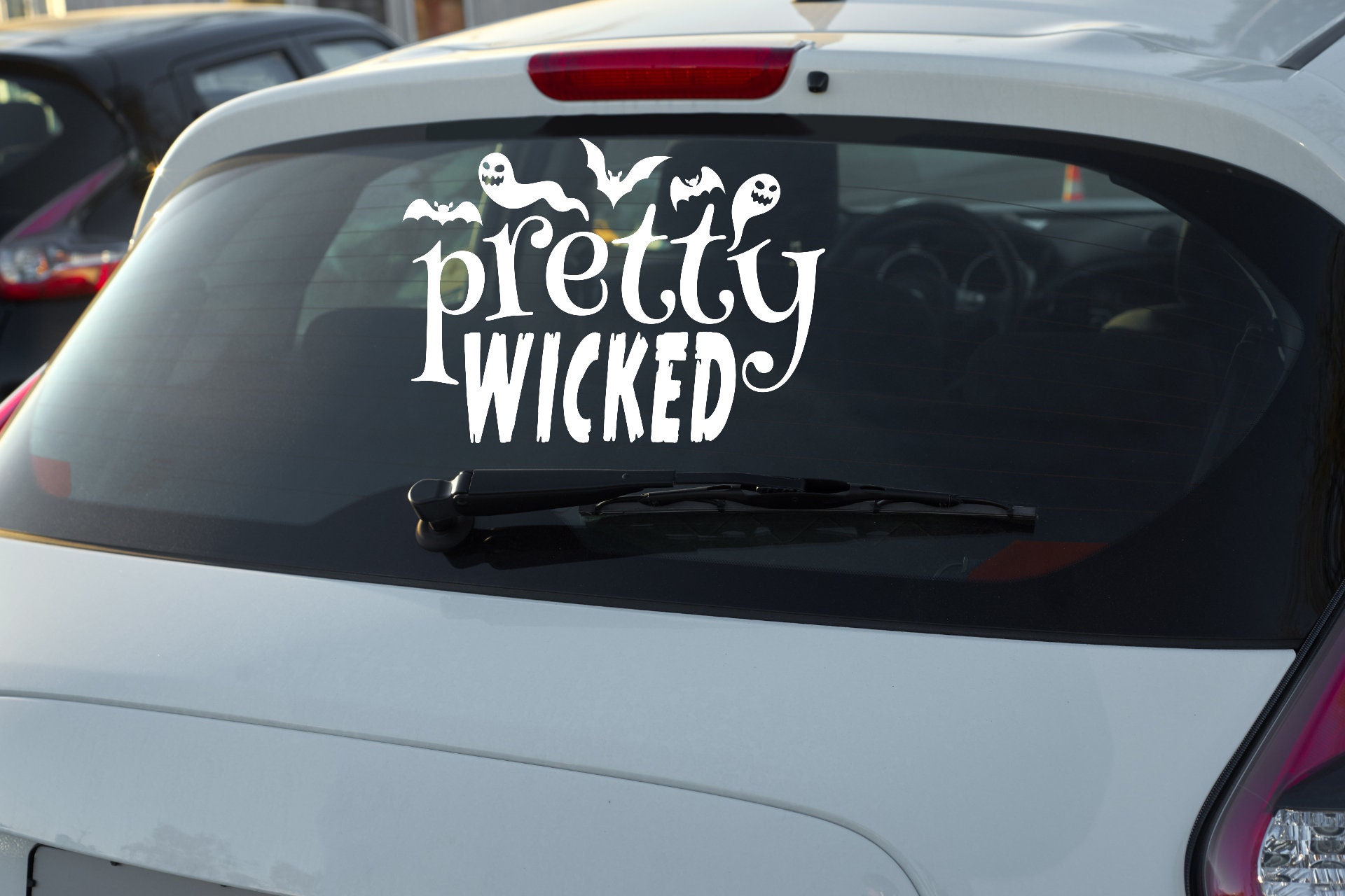 Pretty Wicked Witchy Bumper Sticker You Choose Color & Size - Etsy UK