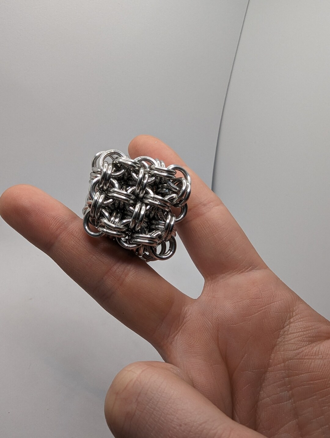 Rigid Chainmail Cube Fidget Toy - Etsy
