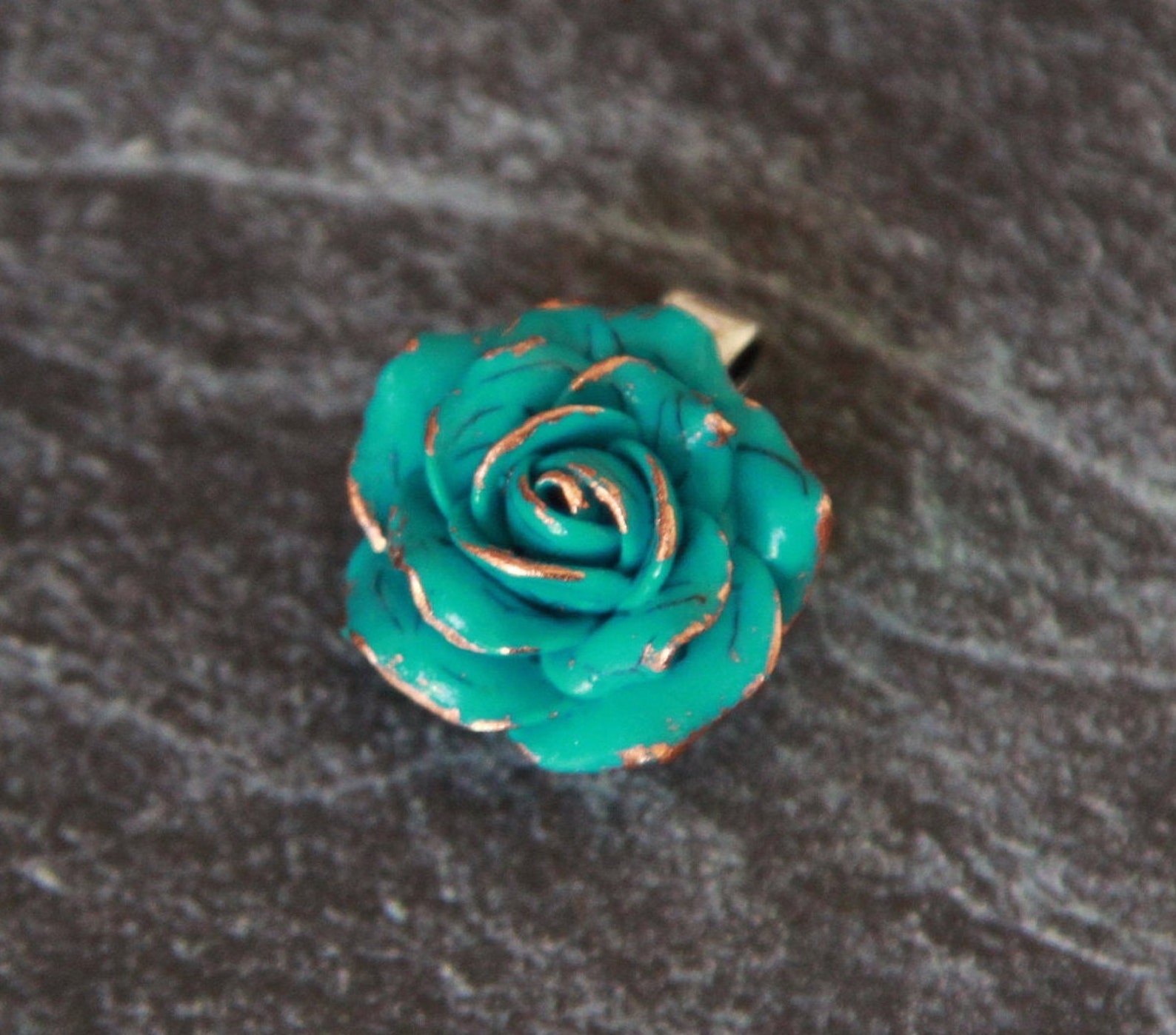 Turquoise Pendant Rose Pendant Pendant Necklace Floral Jewelry Womens ...