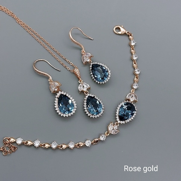 Navy Blue Jewelry - Etsy